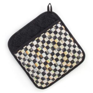 mackenzie-childs courtly check pot holder