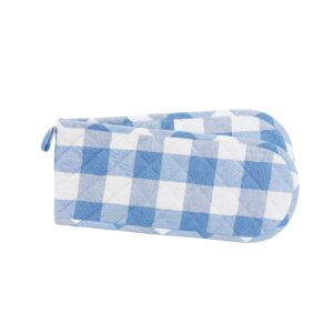 c&f home franklin cornflower double oven mit double oven mitt cornflower