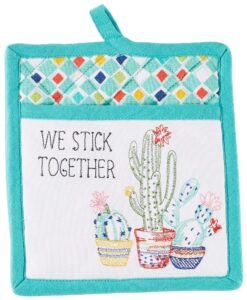 kay dee designs cactus garden pocket mitt, 8" x 10", various