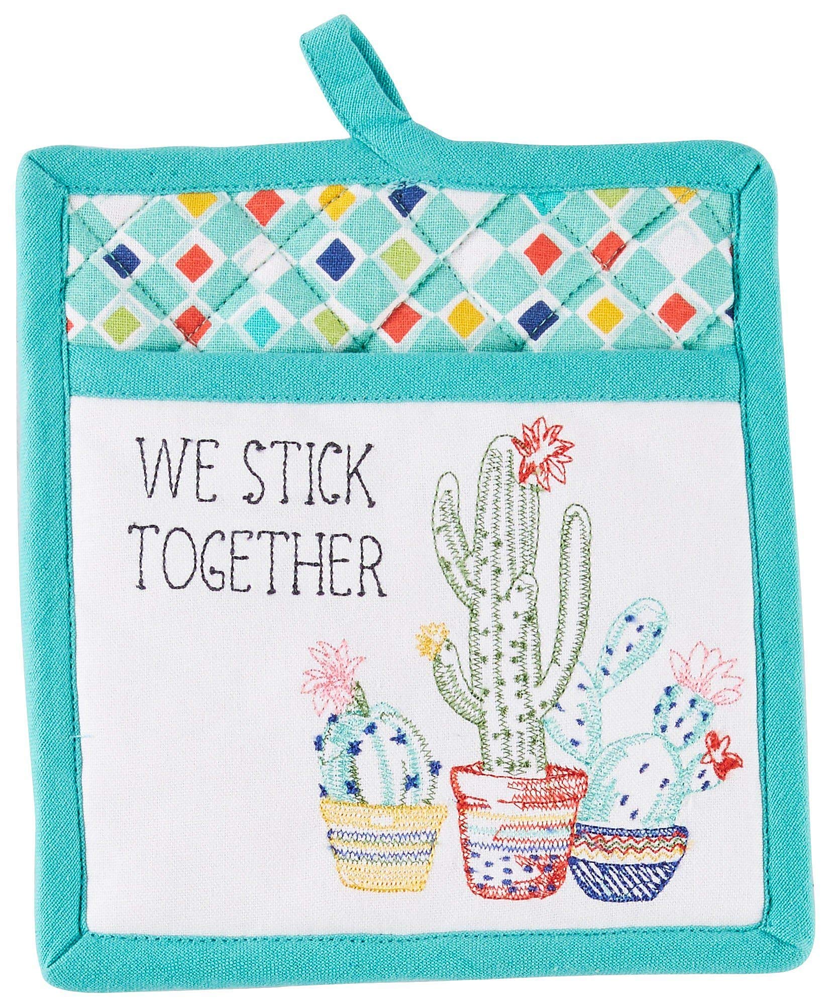 Kay Dee Designs Cactus Garden Pocket Mitt, 8" x 10", Various