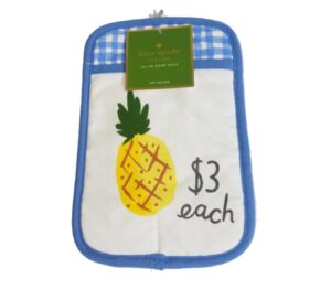 kate spade pot holder, 7" x 10", pinapple