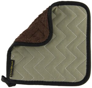 san jamar 802tf bestguard terry cloth pot holder, 8" length x 8" width (pack of 12)