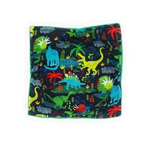 dinosaur microwave bowl cozy dino reversible microwaveable potholder paleontologist bowl buddy children's kitchen linens tyrannosaurus rex raptor kid gifts under 10 handmade birthday