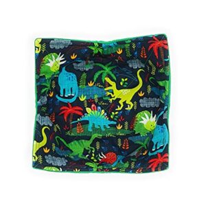 Dinosaur Microwave Bowl Cozy Dino Reversible Microwaveable Potholder Paleontologist Bowl Buddy Children's Kitchen Linens Tyrannosaurus Rex Raptor Kid Gifts Under 10 Handmade Birthday