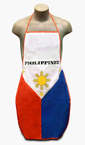 Philippines Flag Kitchen & BBQ Set w/ Apron, Oven-mitt & Pot-holder