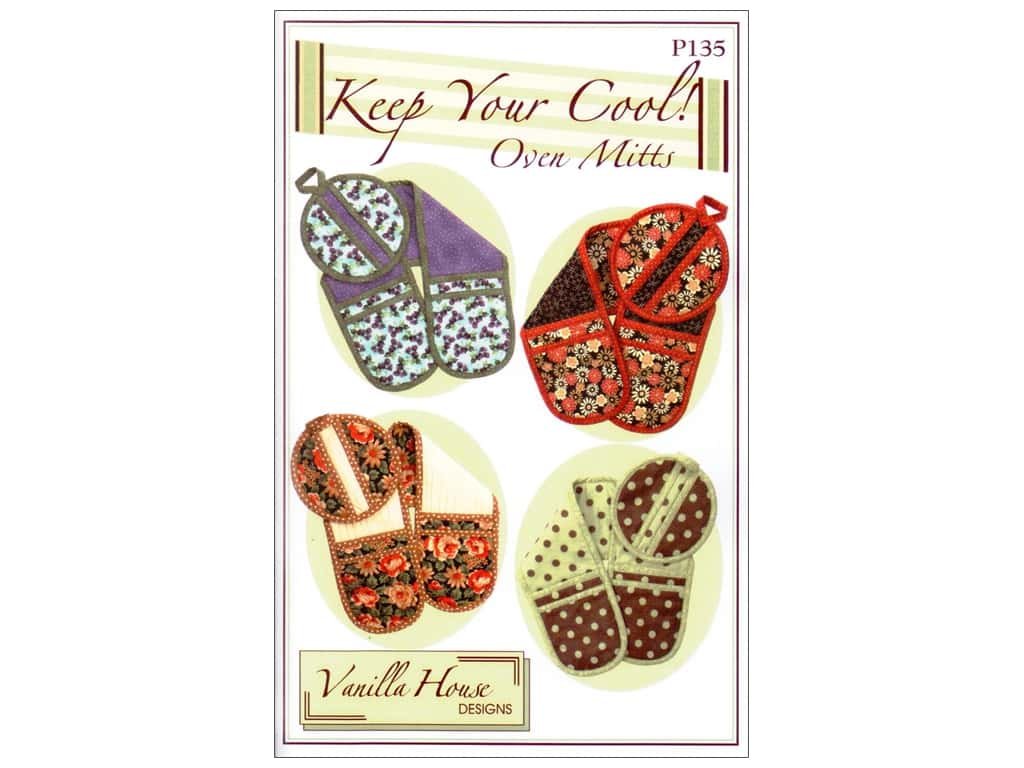 Keep Your Cool Oven Mitts Pattern P135 from Vanilla House Designs