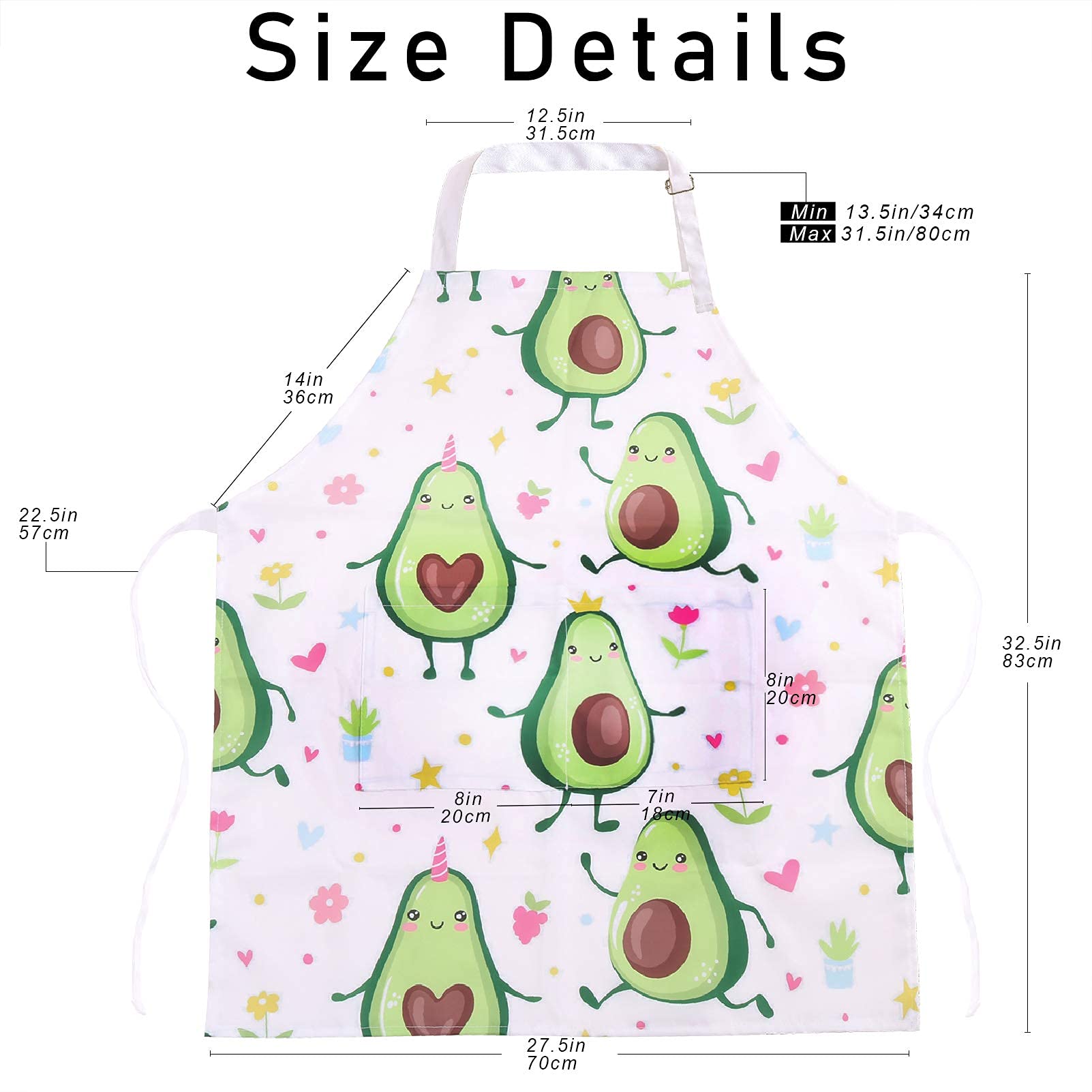 Vantaso Kitchen Cooking Aprons Set for Women with 2 Pockets Avocado,Oven Mitt and Pot Holder Set