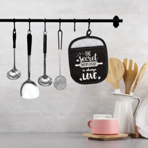 Kitchen Decor The Secret Ingredient is Always Love Oven Pads Pot Holder Baking Gift Cooking Gift (Ingredient Love)