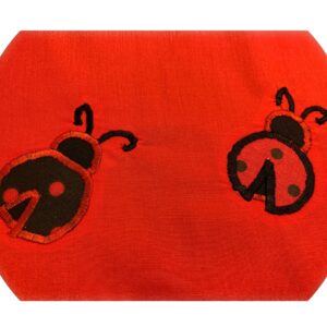 Blender Cover for OSTER. Kitchen design: Lady Bug/Black-Red Dots. Dress for blender-Ribbons to make your own adjustable bow.