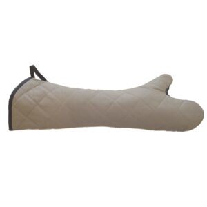 ritz 2px24elbetf-2 duraserv extra-long beige 24" oven mitt - pair