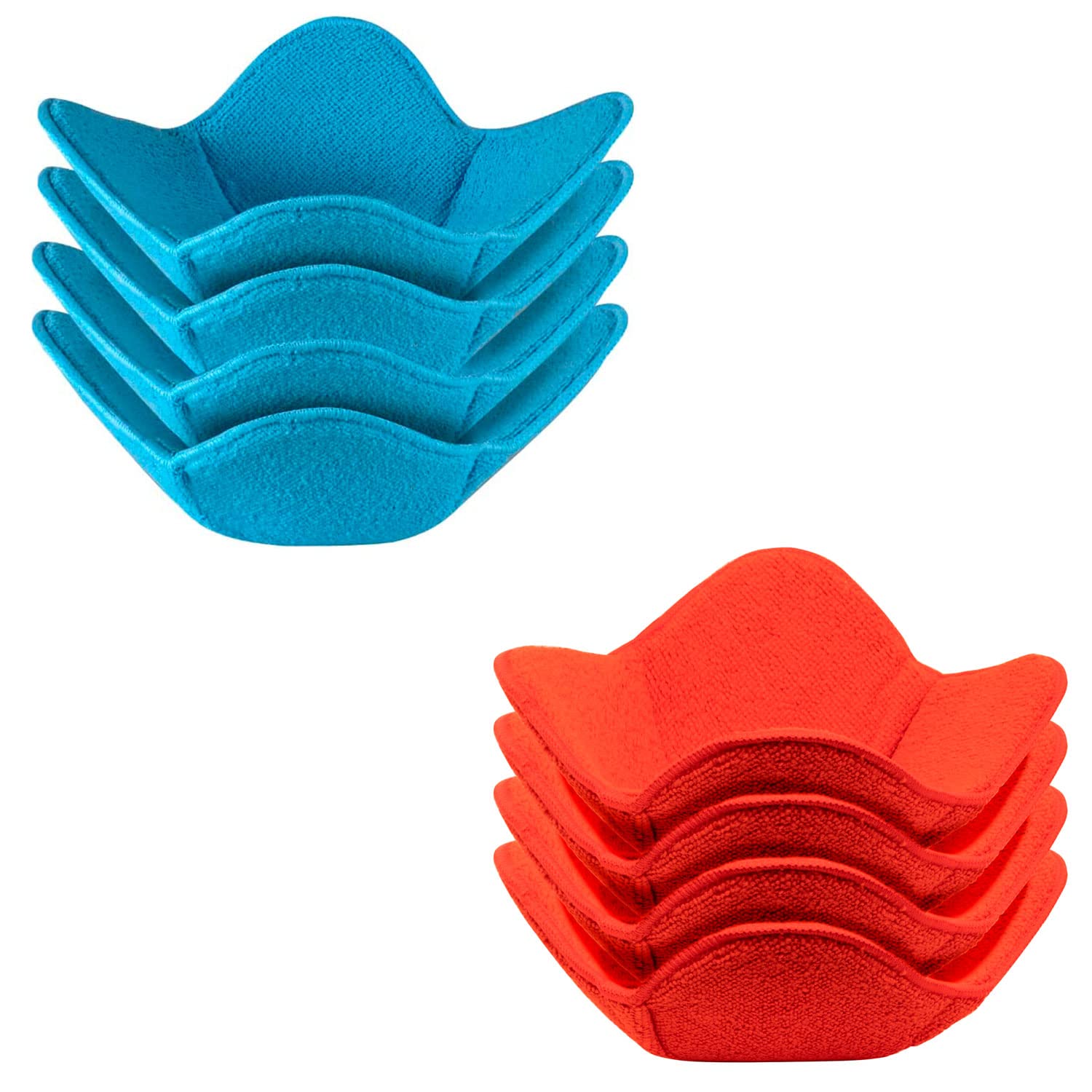 Microwave Bowl Holders Blue Light + Red