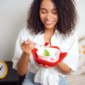 Microwave Bowl Holders Blue Light + Red