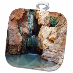 3d rose colorado river-grand canyon-arizona-us03 jme0005-john and lisa merrill pot holder, 8" x 8"