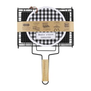 mud pie pot holder set, smore basket