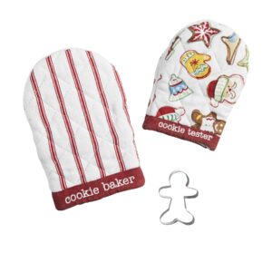 mud pie children's christmas christmas oven mitt set