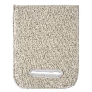 hubert terry cloth bakers pad beige - 9"l x 11"w