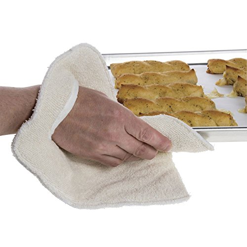 HUBERT Terry Cloth Bakers Pad Beige - 9"L x 11"W