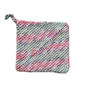 Double Thickness Potholders - 100% cotton - Trivet - Lavender and Fondant Fun