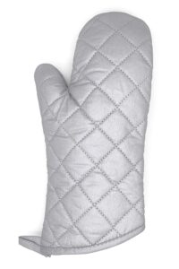 hudson & lane gray oven mitt (single mitt)