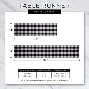 DII Dobby Stripe Woven Table Runner, 13x108 (13x113.5, Fringe Included), Mineral Gray