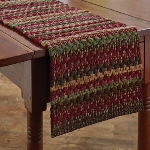 park designs high rock chindi table runner - 36''l - brown