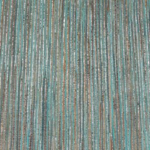 SARO LIFESTYLE 217.TQ1454B Melaya Collection Shimmering Woven Nubby Water Hyacinth Table Runner, 14" x 54", Turquoise