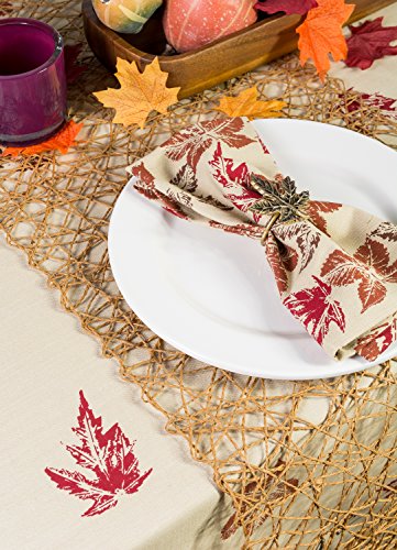 DII Woven Paper Tabletop Collection Holiday or Event Décor, Reversible Table Runner, 14x72, Taupe