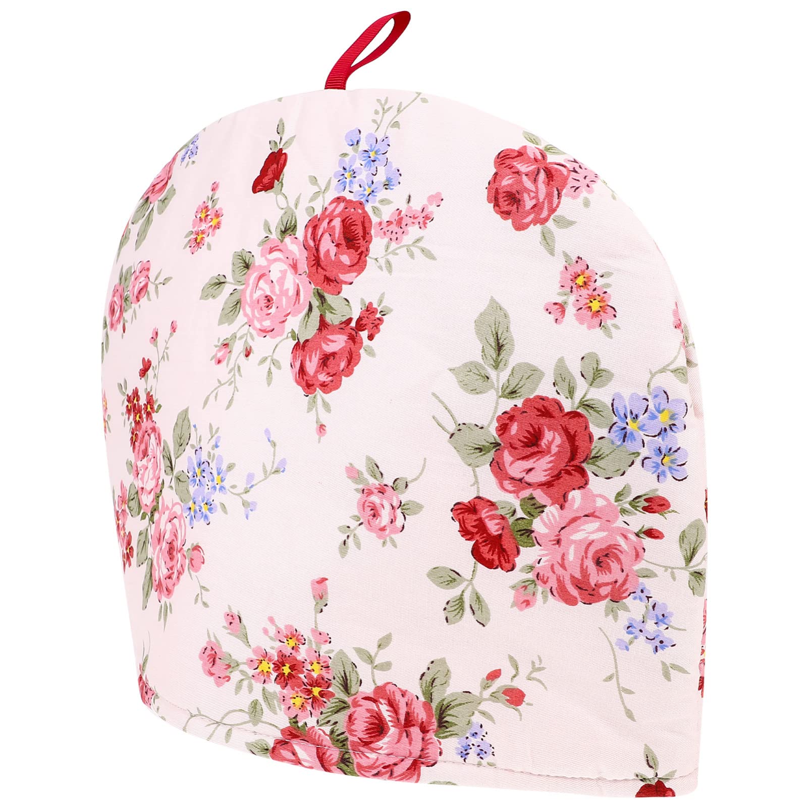 DOITOOL Cotton Tea Cosy for Teapot Decorative Floral Tea Pot Cozies Warm Tea Pot Cover Insulated Kettle Cover Warmer for Home Kitchen Table