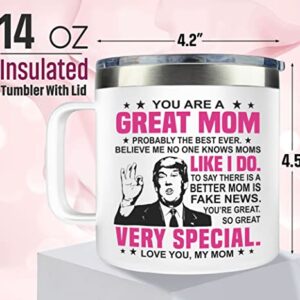 LIZAVY - Gifts for Mom from Daughter, Son - Mom Gifts from Daughters, Sons - Birthday Gifts for Mom, Mom Birthday Gifts - Mothers Day Gifts for Mom - Mothers Day Gifts from Daughter - Mom Mug 14Oz