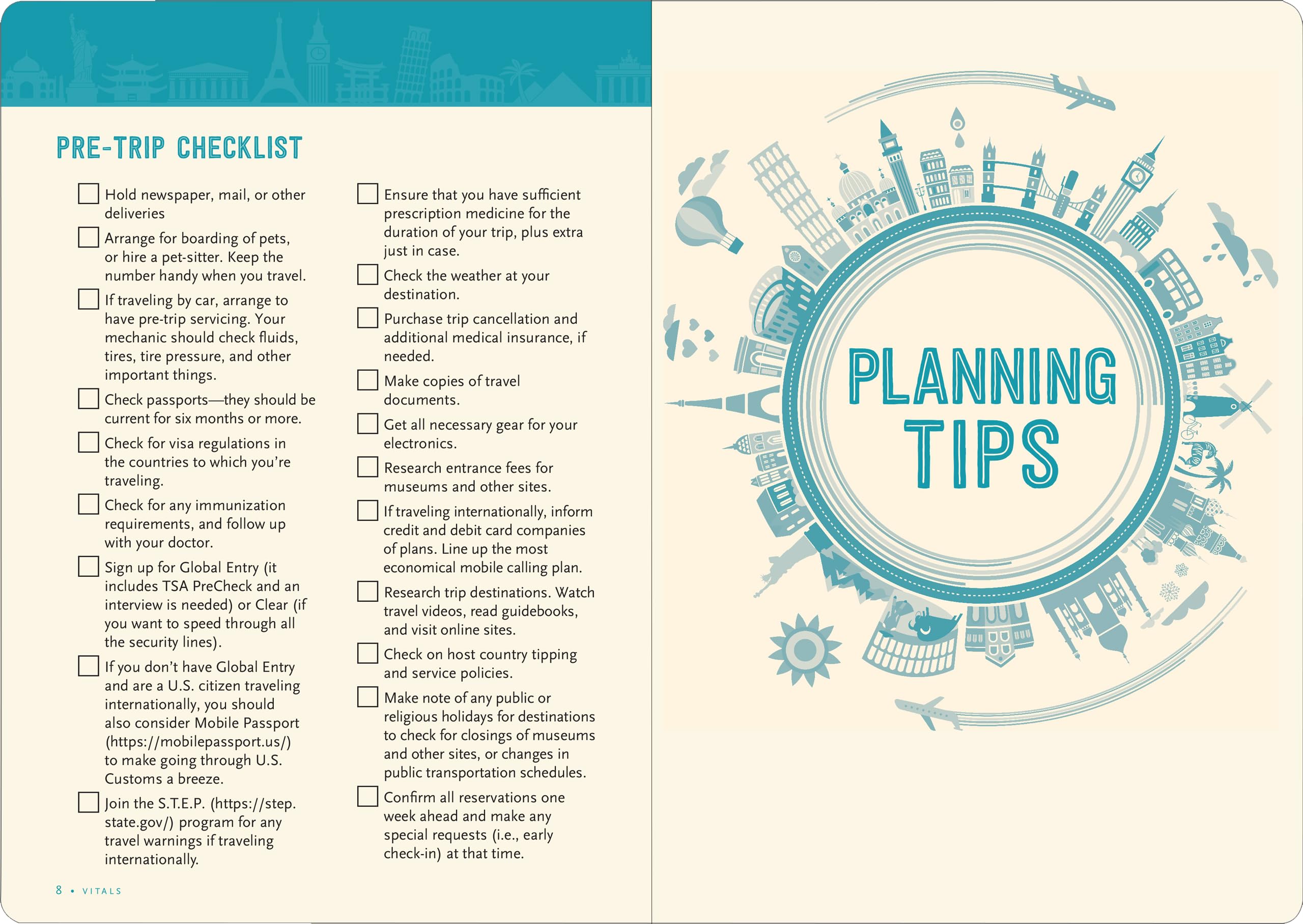 Travel Planner Checklist