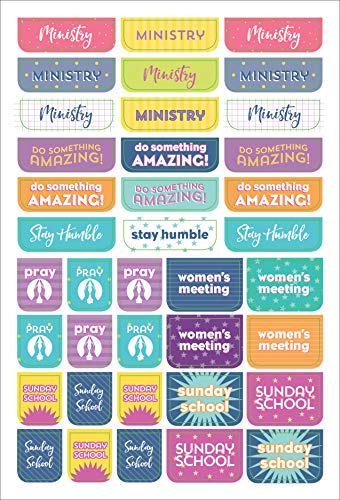 Essentials Planner Stickers - Bible (Set of 450 Stickers)