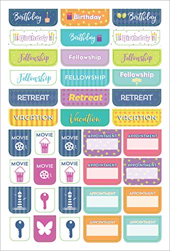 Essentials Planner Stickers - Bible (Set of 450 Stickers)