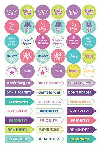 Essentials Planner Stickers - Bible (Set of 450 Stickers)