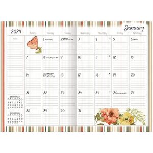 Lang Companies, Watercolor Seasons Monthly 2024 Pocket Planner