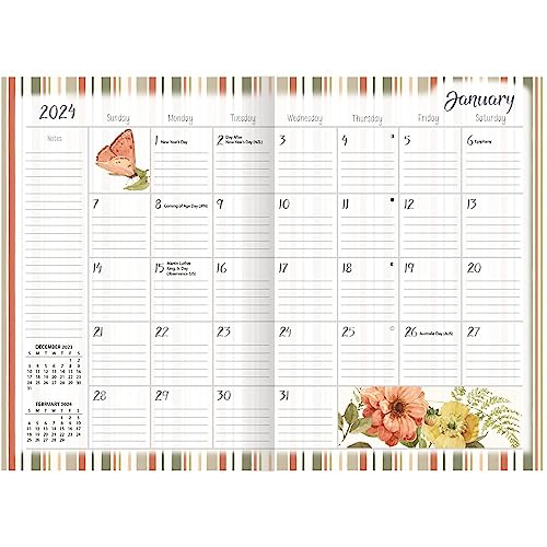 Lang Companies, Watercolor Seasons Monthly 2024 Pocket Planner