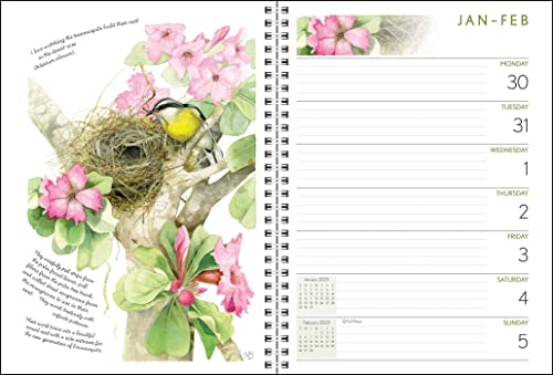 Marjolein Bastin Nature's Inspiration 12-Month 2023 Monthly/Weekly Planner Calen