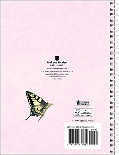 Marjolein Bastin Nature's Inspiration 12-Month 2023 Monthly/Weekly Planner Calen