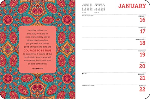 Tiny Buddha 12-Month 2023 Monthly/Weekly Planner Calendar: Simple Wisdom for Complex Lives