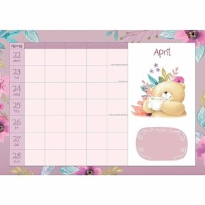 Forever Friends Week-to-view Planner A4 Calendar 2024