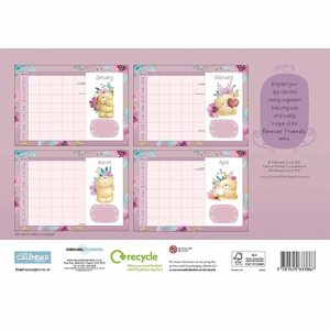 Forever Friends Week-to-view Planner A4 Calendar 2024