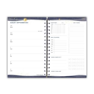 Goal Getter 2023 Weekly and Monthly Planner, 16-Month Lifestyle Planner: September 2022 - December 2023, 6" x 9" - Mystic Cosmos