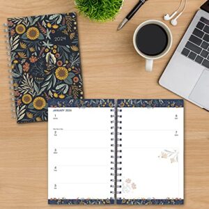 2024 Weekly & Monthly Planner, 16-Month Engagement Calendar: September 2022 - December 2023, 9" x 6" - Harvest Sunflowers