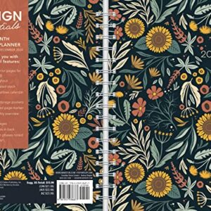 2024 Weekly & Monthly Planner, 16-Month Engagement Calendar: September 2022 - December 2023, 9" x 6" - Harvest Sunflowers