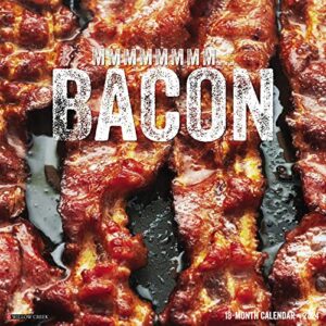 willow creek press mmmmmmmm… bacon monthly 2024 wall calendar (12" x 12")