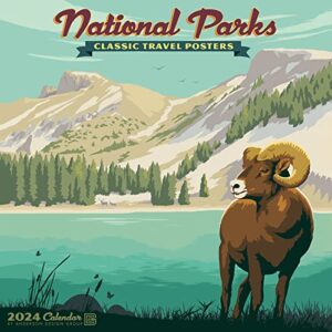 willow creek press national parks (adg) monthly 2024 wall calendar (12" x 12")