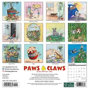 Willow Creek Press Gary Patterson's Paws n Claws 2024 12" x 12" Wall Calendar Gary Patterson