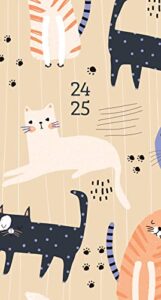 purrfect 2024 3.5 x 6.5 2-year pocket planner