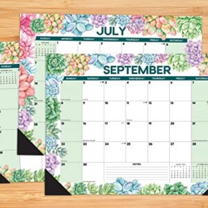 Willow Creek Press Succulent Monthly 2024 Deskpad Calendar (22" x 17")