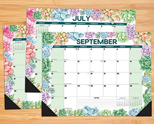 Willow Creek Press Succulent Monthly 2024 Deskpad Calendar (22" x 17")