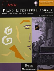 piano literature book 4 - developing artist original keyboard classics book/online audio (the developing artist)